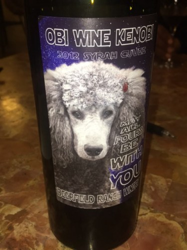 Deerfield Ranch Obi Wine Kenobi Syrah Cuvée | Vivino