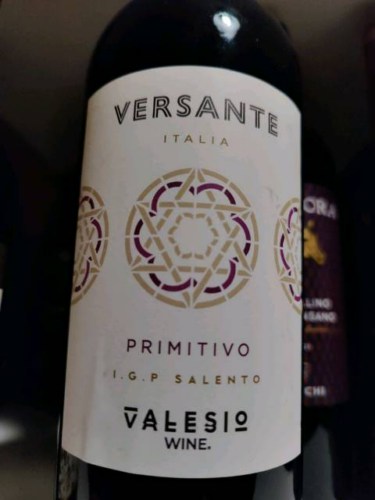 Valesio Versante Primitivo | Vivino US