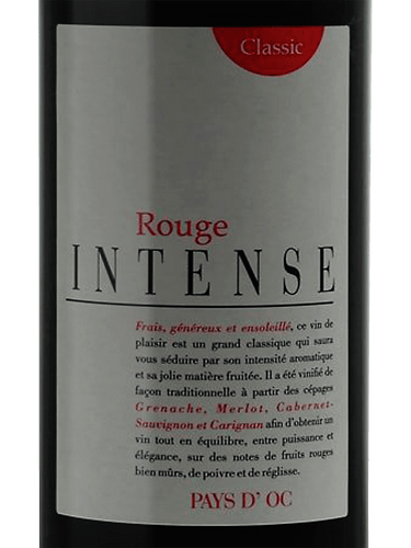 Intense Classic Rouge | Vivino US