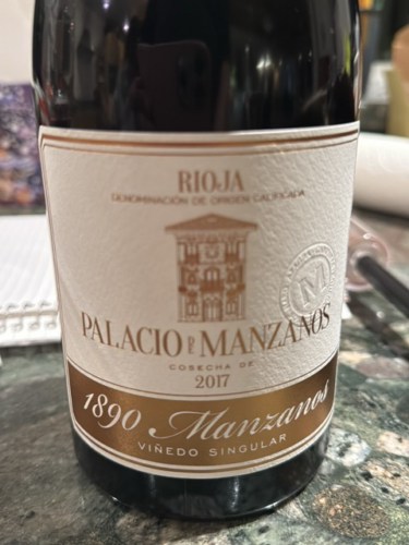 2021 1890 Manzanos Palacio De Manzanos Vivino Illinois