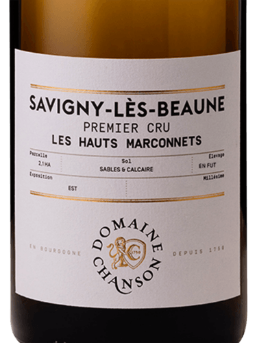 Domaine Chanson Savigny Les Beaune Premier Cru Les Hauts Marconnets ...