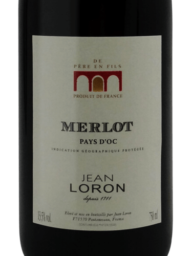 Jean Loron Merlot | Vivino US