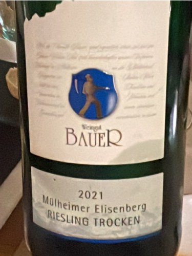2021 Weingut Bauer Riesling Kabinett Trocken | Vivino US