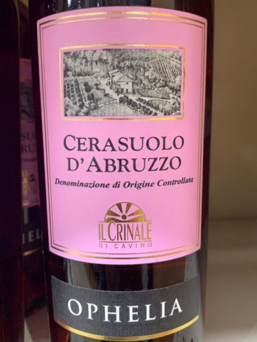 Il Crinale Ophelia Cerasuolo d'Abruzzo | Vivino US