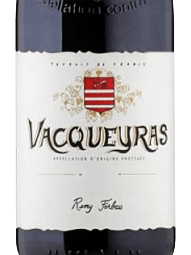 2020 Rémy Ferbras Vacqueyras Rouge | Vivino US
