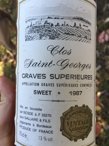 Gallaire & Fils Clos Saint-Georges Sweet | Vivino France