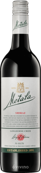 Metala Shiraz | Vivino US