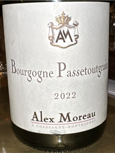 Alex Moreau Bourgogne Passetoutgrain | Vivino US