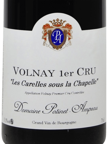 Domaine Potinet-Ampeau Volnay 1er Cru 'Les Carelles Sous la Chapelle ...