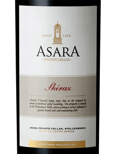 Asara Wine Estate Vineyard Collection Shiraz | Vivino US