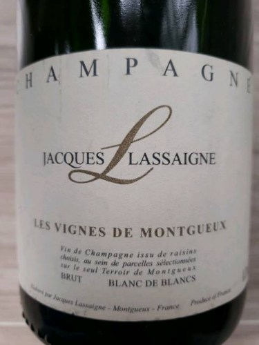 Jacques Lassaigne Les Vignes de Montgueux Brut Blanc de Blancs ...