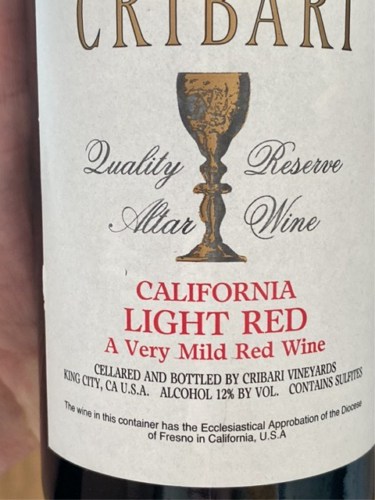 Cribari Light Red | Vivino English
