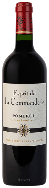 Château La Commanderie Esprit de La Commanderie Pomerol | Vivino English