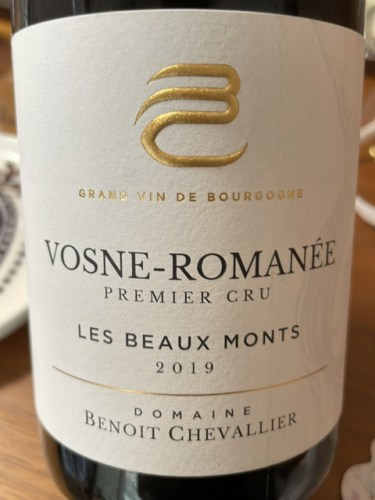 Domaine Benoit Chevallier Vosne-Romanée Premier Cru 'Les Beaux Monts ...