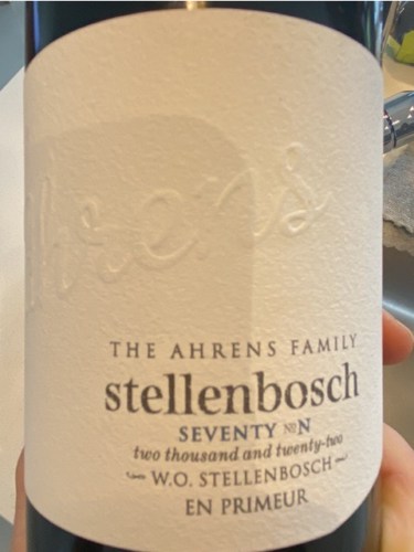 The Ahrens Family Seventy No.N | Vivino US