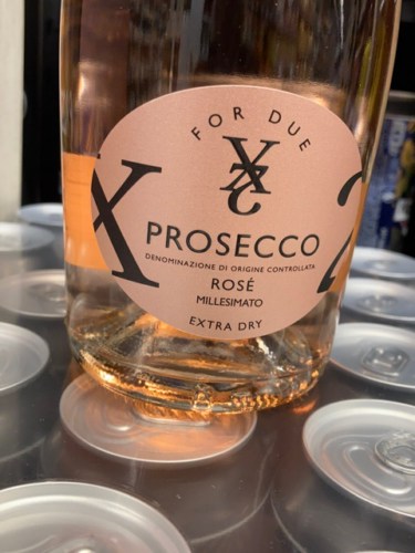Cantine Vedova For Due Prosecco Rosè Extra Dry | Vivino US