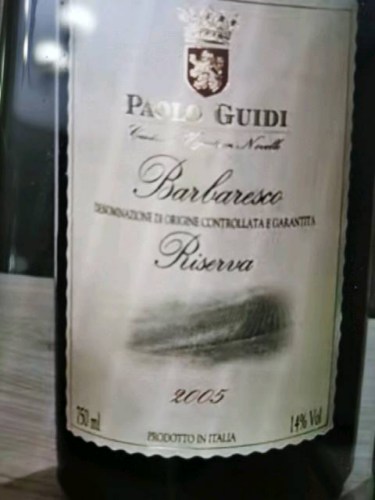 Paolo Guidi Barbaresco Riserva | Vivino France