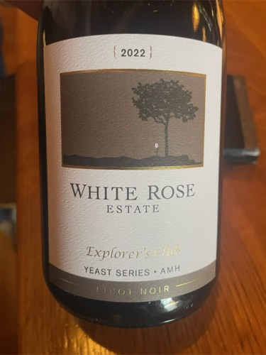 White Rose Estate Explorer's Club Yeast Series Amh Pinot Noir | Vivino US