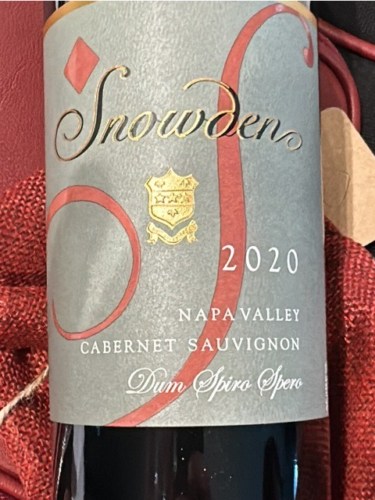 Snowden Dum Spiro Spero Cabernet Sauvignon | Vivino US