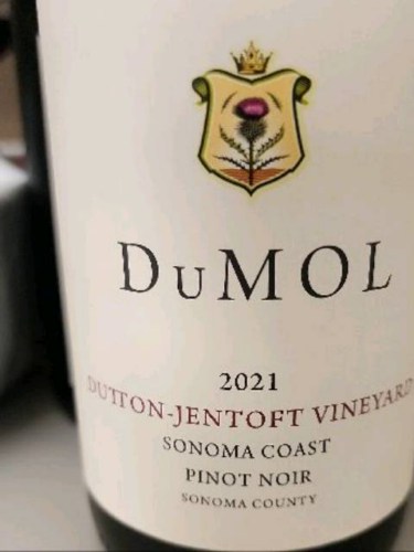 DuMOL Dutton Jentoft Vineyard Pinot Noir | Vivino US