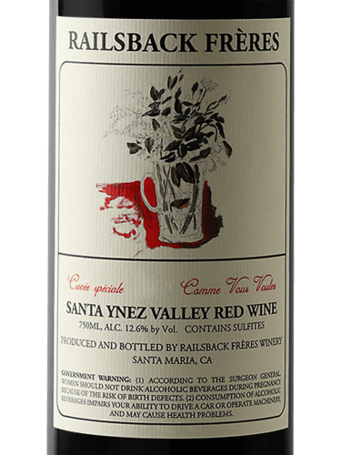 Railsback Frères Winery Cuvée Spéciale Comme Vous Voulez Red | Vivino US