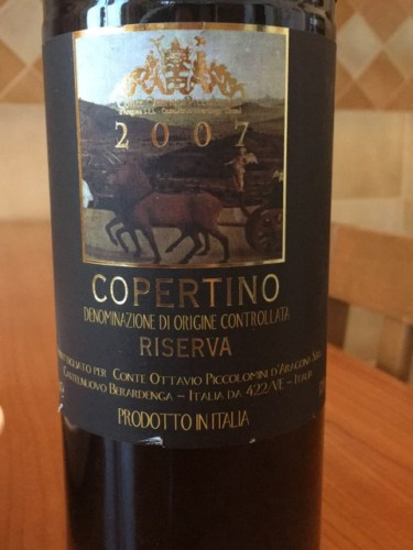 Conte Ottavio Piccolomini Copertino Riserva | Vivino US