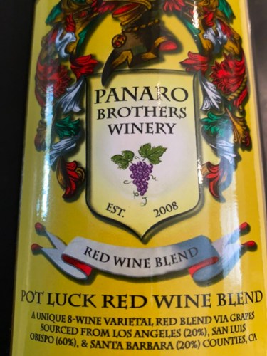 Panaro Brothers Winery Pot Luck Red Wine Blend | Vivino US