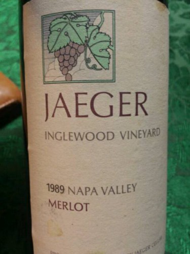 Jaeger Napa Valley Inglewood Merlot | Vivino Australia