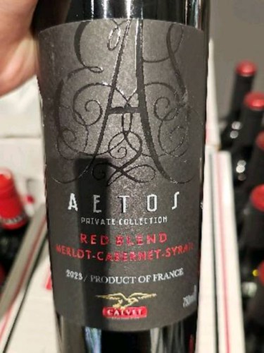 Calvet Aetos Private Collection Red Blend | Vivino English
