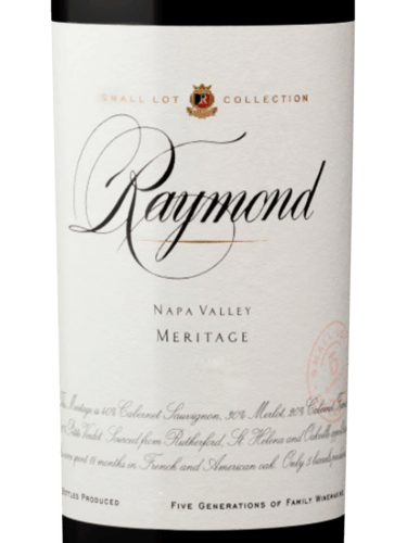 Raymond Small Lot Collection Meritage | Vivino English