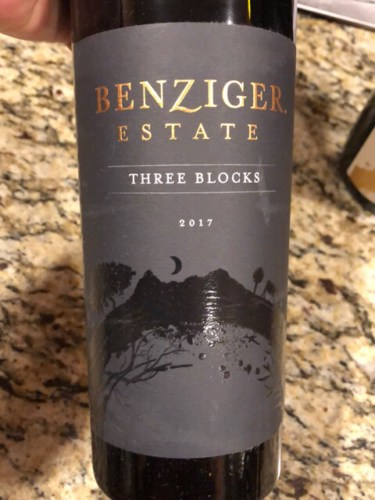 2017 Benziger Three Blocks | Vivino US