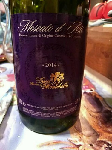 Conte Ottavio Piccolomini Duca Bortini di Montebello Moscato d'Asti ... Conte Ottavio Piccolomini Duca Bortini di Montebello Moscato d'Asti ...