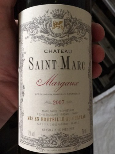 2007 Château Saint Marc Margaux | Vivino US