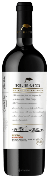 El Raco Private Collection Reserva Carmenère | Vivino US