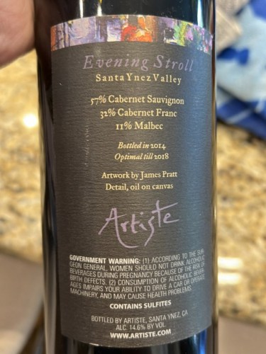Artiste Evening Stroll | Vivino US