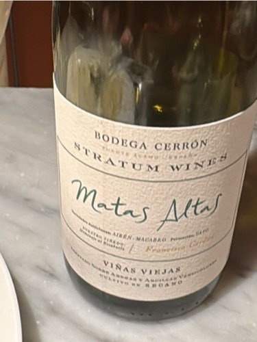 Bodega Cerrón Stratum Wines Matas Altas Blanco | Vivino US