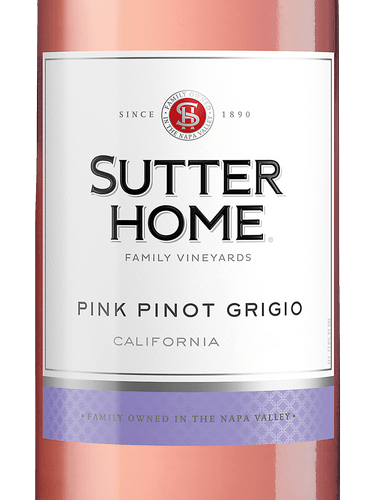 Sutter Home Pink Pinot Grigio | Vivino US