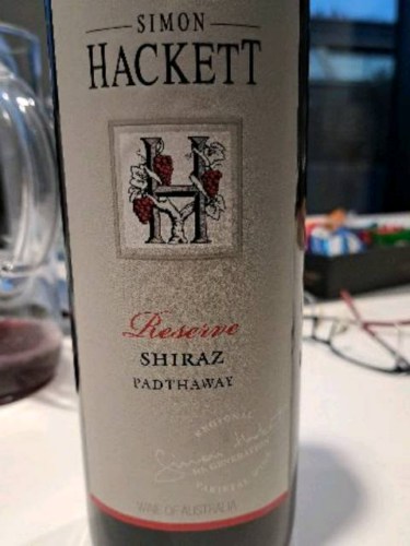 Simon Hackett Reserve Shiraz | Vivino US