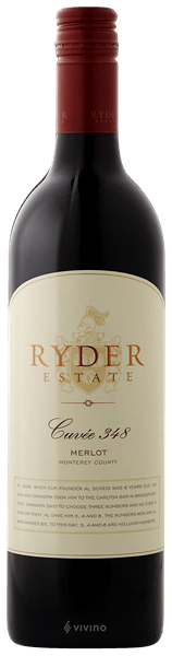 Ryder Estate Cuvée 348 Merlot | Vivino US