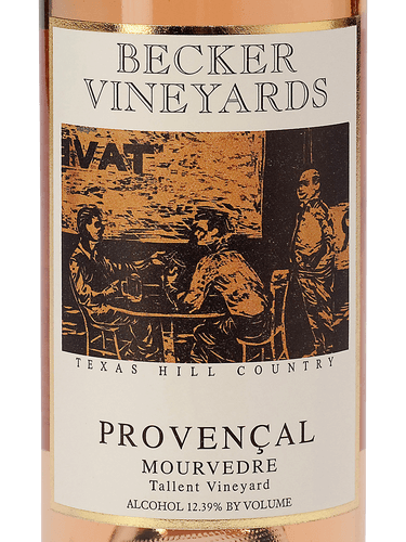 Becker Vineyards Provencal Tallent Vineyard Mourvedre | Vivino Brasil