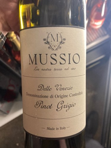 Mussio Pinot Grigio | Vivino English