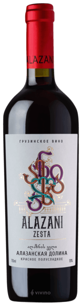 Alazani Winery Алазанская Долина Красное полусладкое (Alazani Valley ...