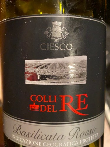 Ciesco Colli del Re Basilicata Rosso | Vivino US