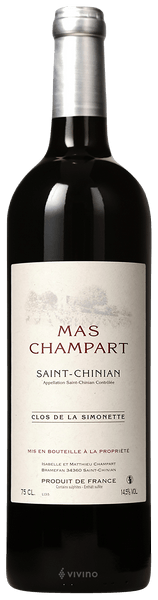 Mas Champart Clos de la Simonette Saint-Chinian | Vivino English