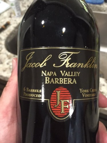 Jacob Franklin York Creek Vineyard Barbera | Vivino US