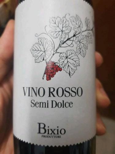 Bixio Poderi Semi Dolce Rosso | Vivino US