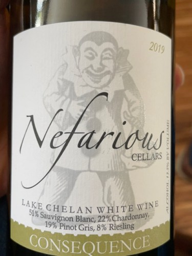 2019 Nefarious Cellars Consequence | Vivino US