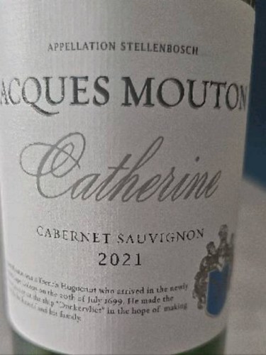 Jacques Mouton Catherine Cabernet Sauvignon | Vivino US