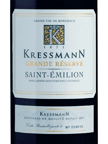 Kressmann Grande Réserve Saint-Émilion | Vivino Canada