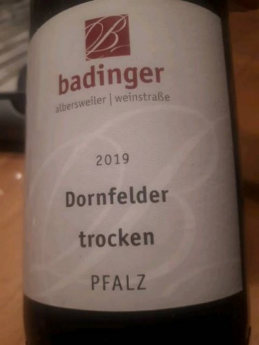 Werner Badinger Dornfelder Trocken | Vivino US
